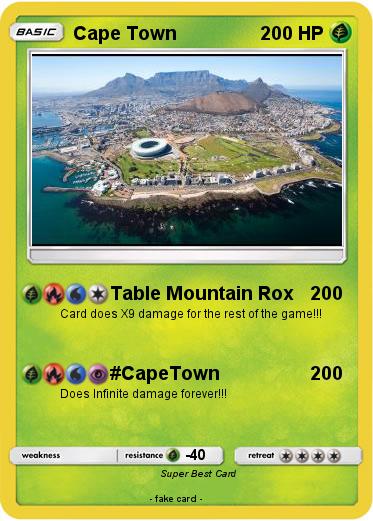 Pokémon Cape Town - Table Mountain Rox - My Pokemon Card