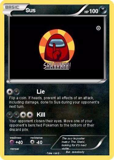 Pokémon Sus 94 94 - Lie - My Pokemon Card