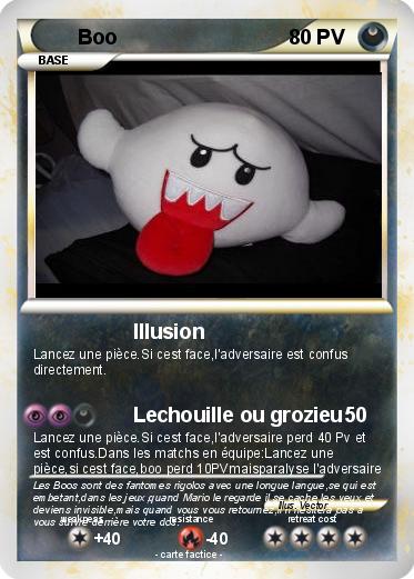 Pokémon Boo 537 537 - Illusion - Ma carte Pokémon