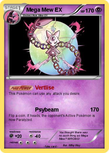 Pokémon Mega Mew EX 35 35 - Vertlise - My Pokemon Card