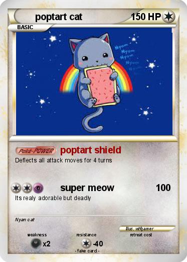 Pokémon poptart cat 20 20 - poptart shield - My Pokemon Card