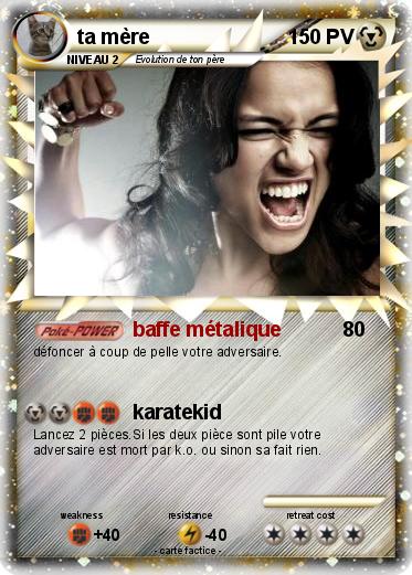 Pokémon ta mere 66 66 - baffe métalique - Ma carte Pokémon