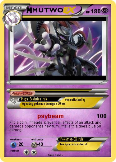 Pokémon MUTWO 8 8 - psybeam - My Pokemon Card
