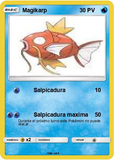 Pokémon Magikarp 1944 1944 - Salpicadura - Mi carta pokémon