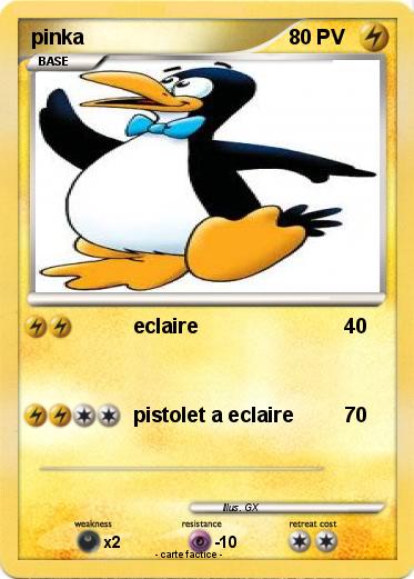 Pokémon pinka - eclaire - Ma carte Pokémon