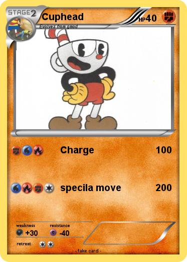 Pokémon Cuphead 98 98 - Charge - My Pokemon Card