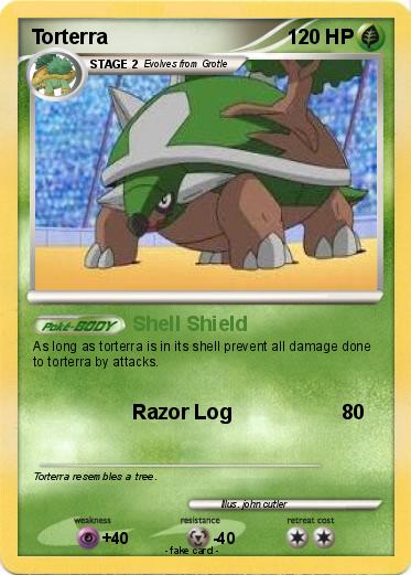 Pokémon Torterra 1112 1112 - Shell Shield - My Pokemon Card