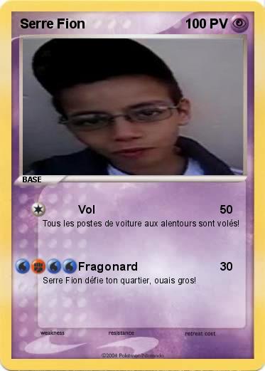 Pokémon Serre Fion - Vol - Ma carte Pokémon