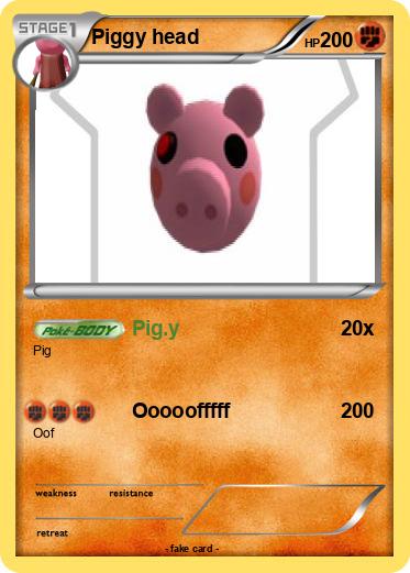 Pokémon Piggy head - Pig.y - My Pokemon Card