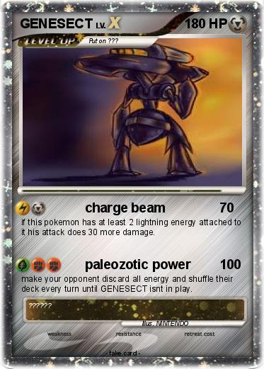 Pokémon GENESECT 371 371 - charge beam - My Pokemon Card
