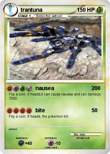 Pokémon trantuna - nausea - My Pokemon Card