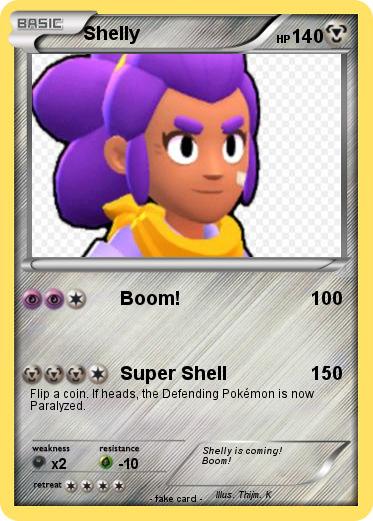 Pokémon Shelly 66 66 - Boom! - My Pokemon Card