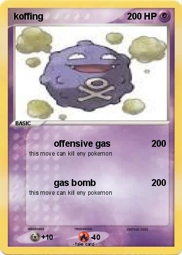 Pokémon koffing 39 39 - offensive gas - My Pokemon Card