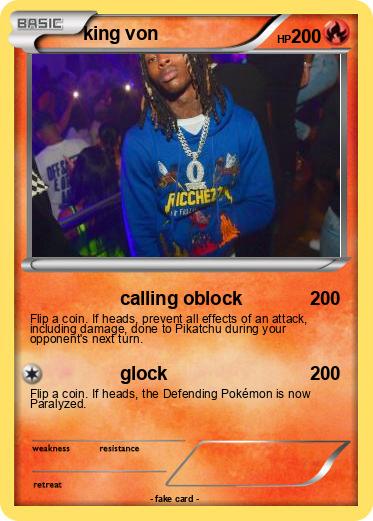 Pokémon king von 27 27 - calling oblock - My Pokemon Card