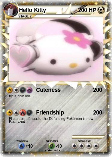 Pokémon Hello Kitty 673 673 - Cuteness - My Pokemon Card