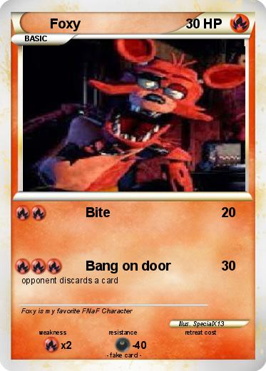 Pokémon Foxy 1374 1374 - Bite - My Pokemon Card