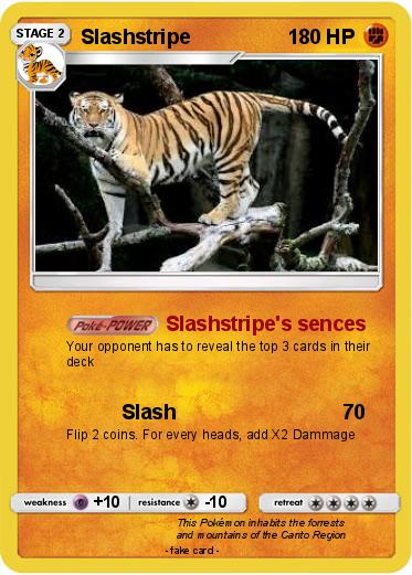 Pokémon Slashstripe - Slashstripe's sences - My Pokemon Card