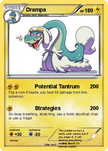 Pokémon Drampa 11 11 - Potential Tantrum - My Pokemon Card
