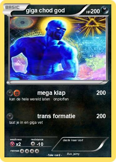 Pokémon giga chod god - mega klap - My Pokemon Card