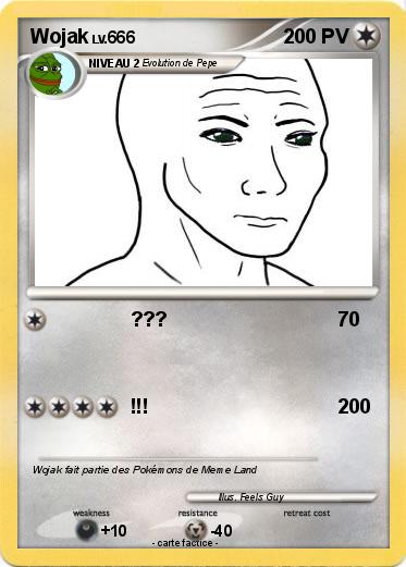 Pokémon Wojak 2 2 - ??? - Ma carte Pokémon