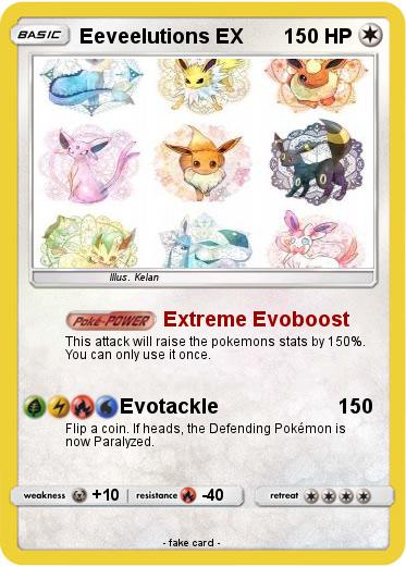 Pokémon Eeveelutions EX - Extreme Evoboost - My Pokemon Card