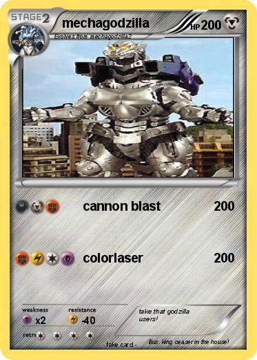 Pokémon mechagodzilla 82 82 - cannon blast - My Pokemon Card