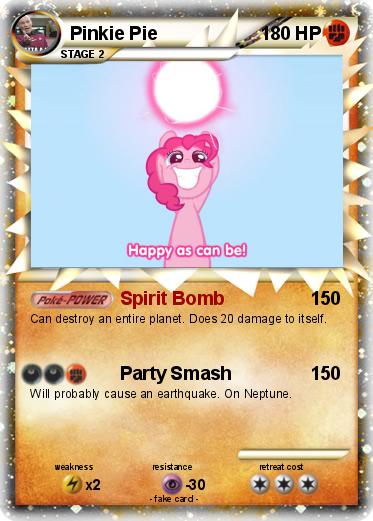 Pokémon Pinkie Pie 256 256 - Spirit Bomb - My Pokemon Card