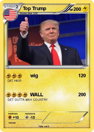 Pokémon Top Trump - wig - My Pokemon Card