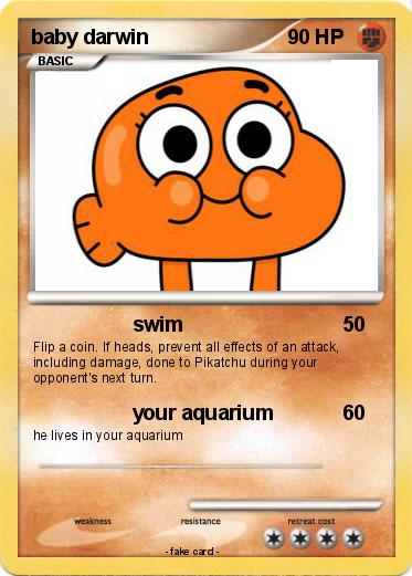 Pokémon baby darwin - swim - My Pokemon Card