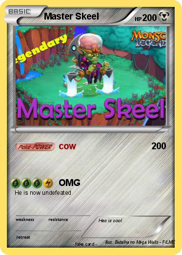 Pokémon Master Skeel - cow - My Pokemon Card