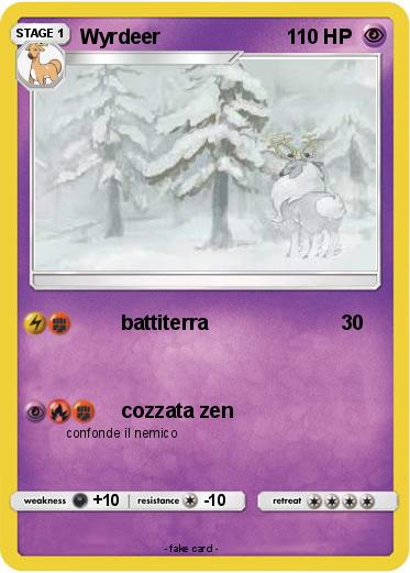 Pokémon Wyrdeer - battiterra - My Pokemon Card