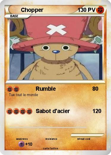 Pokémon Chopper 300 300 - Rumble - Ma carte Pokémon