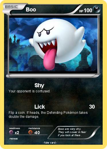 Pokémon Boo 1341 1341 - Shy - My Pokemon Card