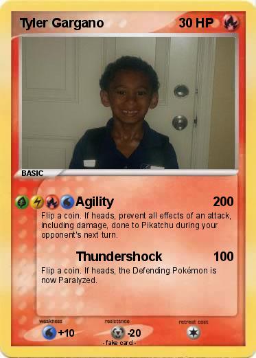Pokémon Tyler Gargano - Agility - My Pokemon Card