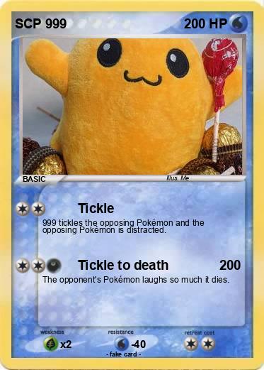 Pokémon SCP 999 86 86 - Tickle - My Pokemon Card