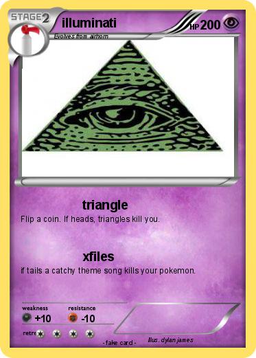 Pokémon illuminati 705 705 - triangle - My Pokemon Card