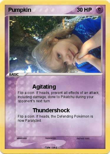 Pokémon Pumpkin 215 215 - Agitating - My Pokemon Card