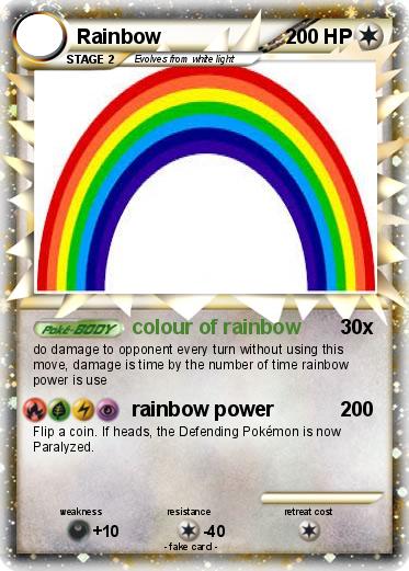 Pokémon Rainbow 1471 1471 - colour of rainbow - My Pokemon Card