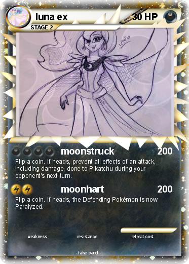 Pokémon luna ex 7 7 - moonstruck - My Pokemon Card