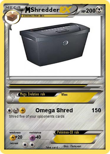 Pokémon Shredder 91 91 - Omega Shred - My Pokemon Card