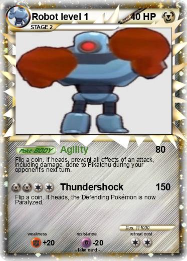Pokémon Robot level 1 1 - Agility - My Pokemon Card