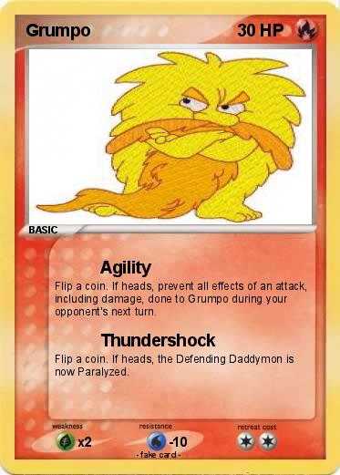 Pokémon Grumpo - Agility - My Pokemon Card