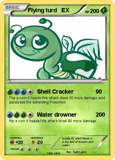 Pokémon Flying turd EX - Shell Cracker - My Pokemon Card
