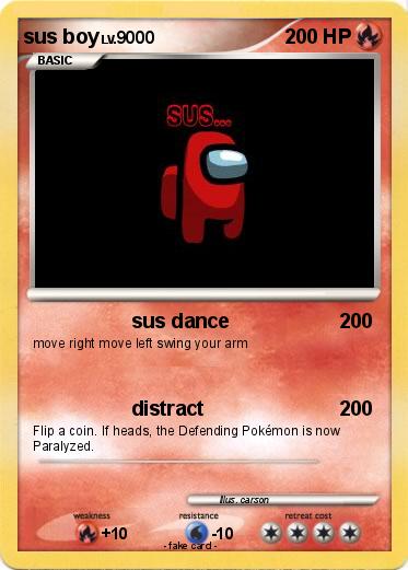 Pokémon sus boy 4 4 - sus dance - My Pokemon Card