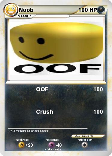 Pokémon Noob 1224 1224 - OOF - My Pokemon Card