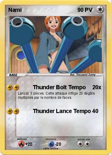Pokémon Nami 68 68 - Thunder Bolt Tempo - Ma carte Pokémon