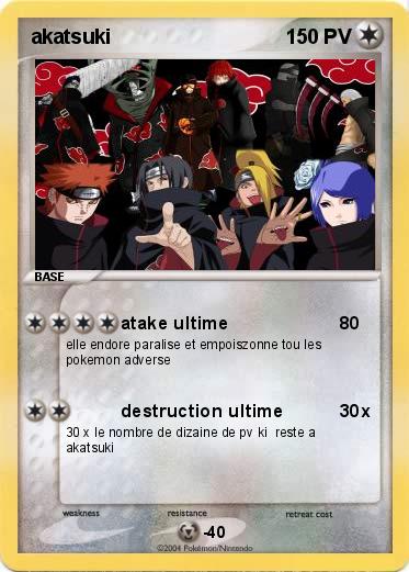 Pokémon akatsuki 63 63 - atake ultime - Ma carte Pokémon