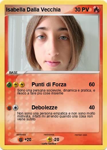 Pokémon Isabella Dalla Vecchia - Punti di Forza - Ma carte Pokémon