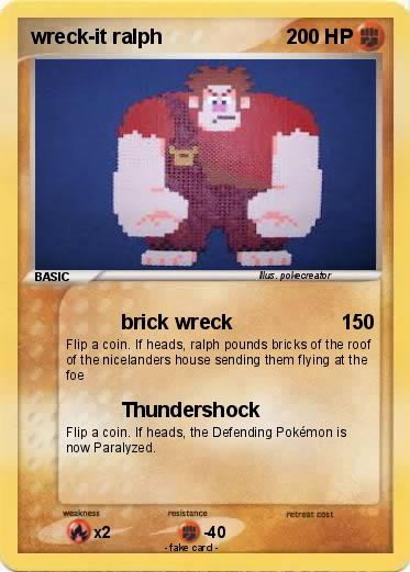 Pokémon wreck it ralph 59 59 - brick wreck - My Pokemon Card