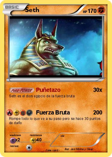 Pokémon Seth 460 460 - Puñetazo - Mi carta pokémon